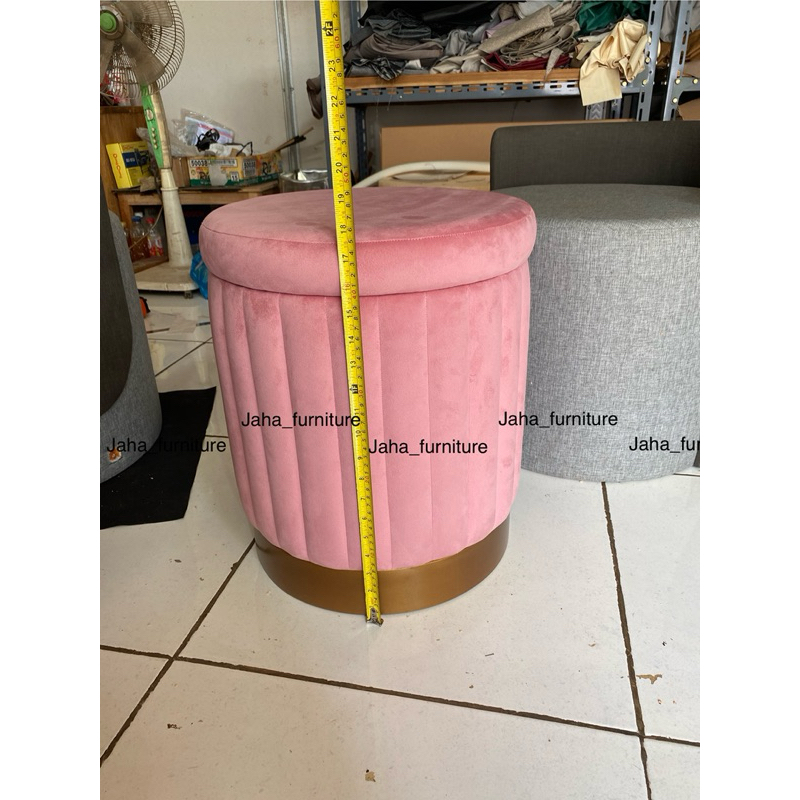 Jual Stool Bulat Salur Storage Roda / Ukuran Kecil / Melayani Requwst ...