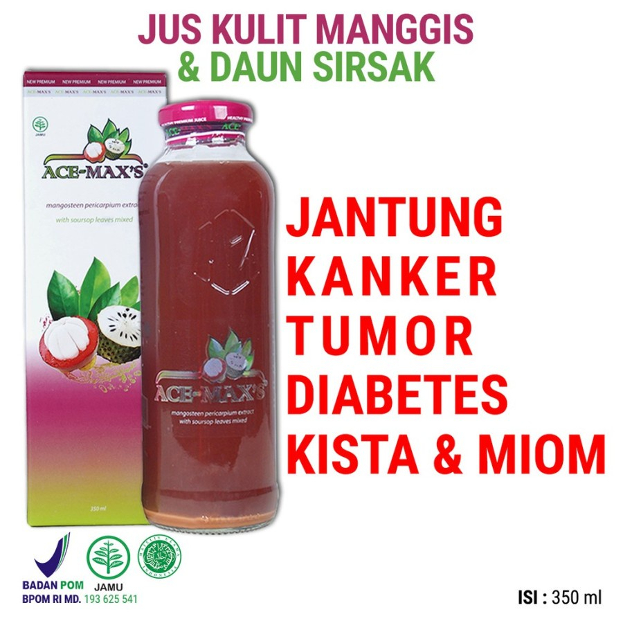 Jual ACE MAX ACE MAXS ACE MAX'S 350ML EKSTRAK KULIT MANGGIS 100% ORIGINAL | Shopee Indonesia