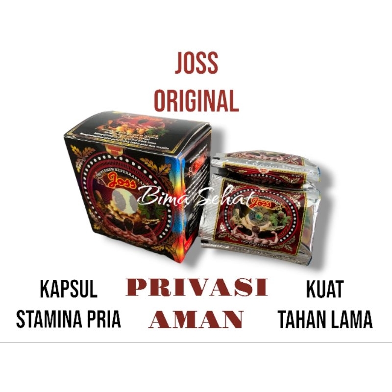 Jual NEW!!! JOSS // OBAT // KUAT // KAPSUL // KUAT // TAHAN LAMA | Shopee Indonesia