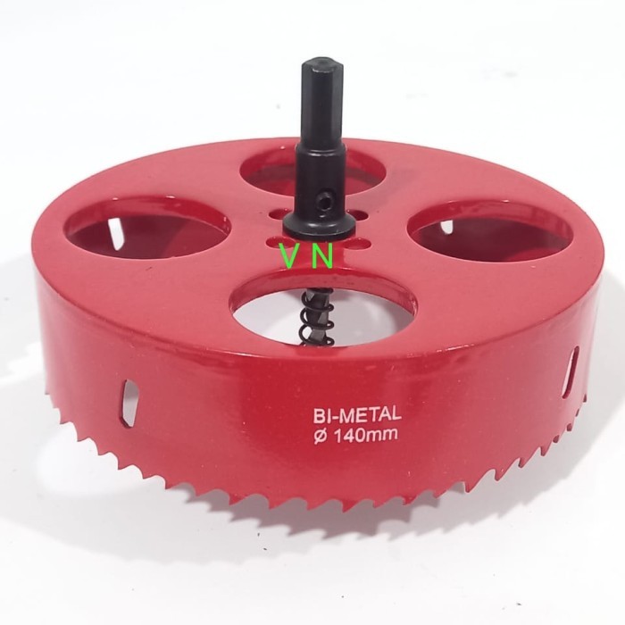 Jual Hole Saw 140 mm/Mata Bor Pembolong Kayu/Triplek/Plastik PVC ...