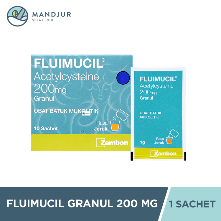 Jual Fluimucil Granul 200 Mg - Obat Batuk Pengencer Dahak | Shopee ...