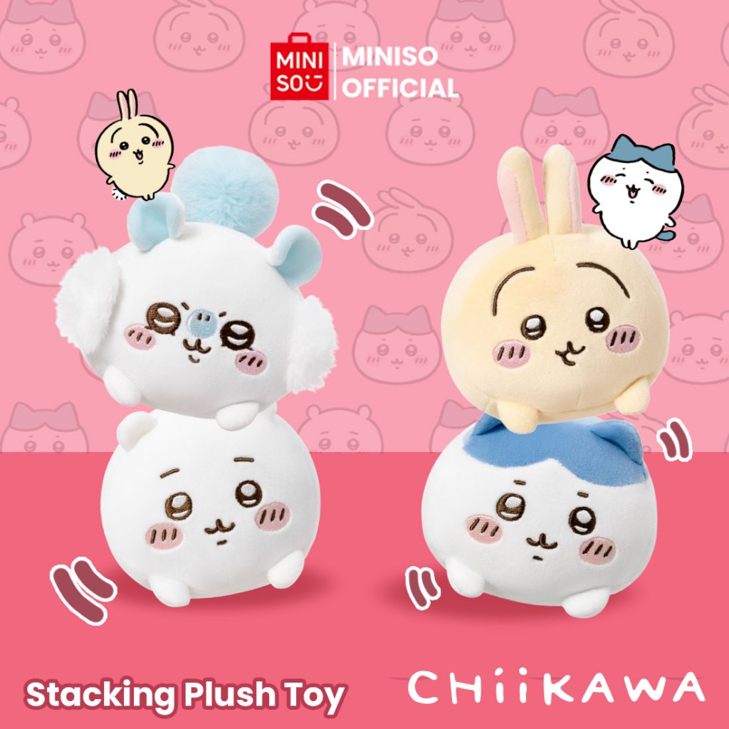 Jual MINISO TOY - Miniso x Chiikawa Collection Stacking Plush Toy ...