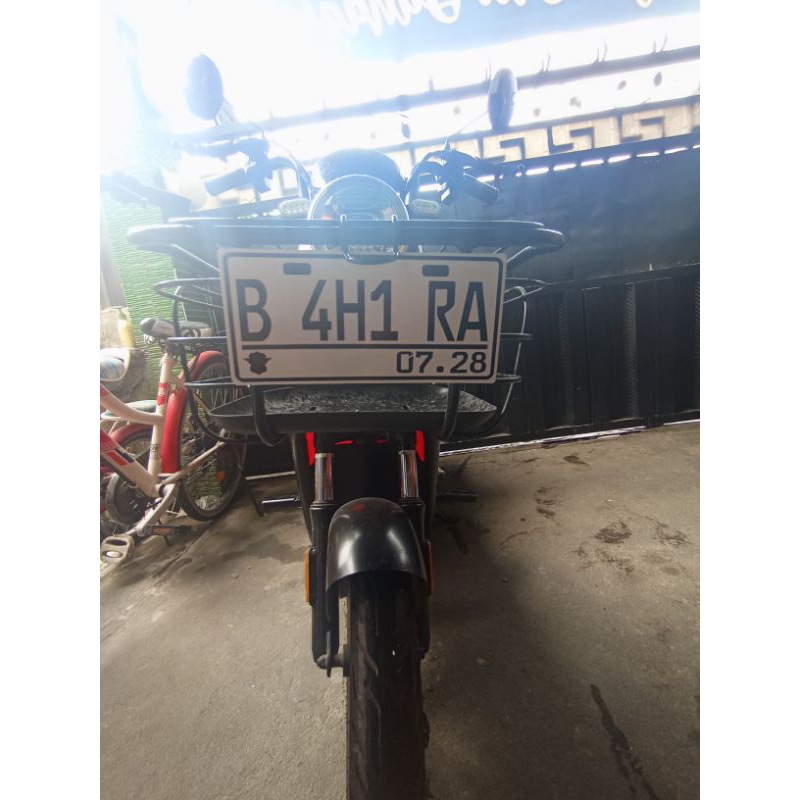 Jual plat sepeda listrik - bisa di ganti nama dan tanggal lahir ...