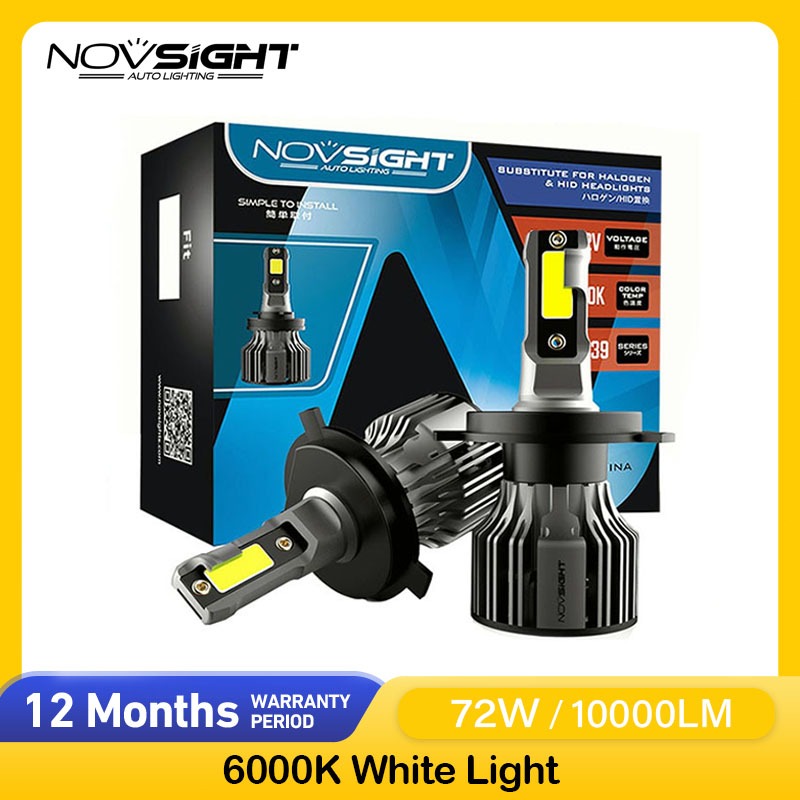 Jual Novsight N39 Headlight Bulbs 2PCS LED Car Led Headlight H4 H7 H11 H1 9005 10000LM Auto Lamp ...