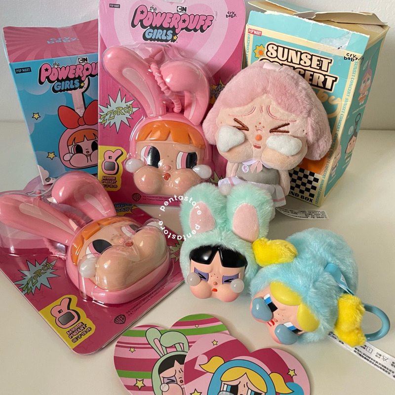 Jual READY ORIGINAL POPMART CRYBABY SUNSET CONCERT x Powerpuff Girls ...