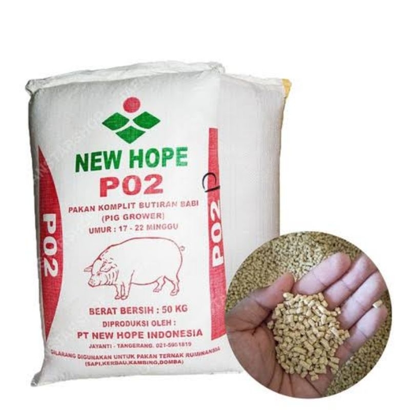 Jual New Hope P02 Pakan Sapi ,kambing,Ayam,Bebek,Entok,kelinci dan babi ...