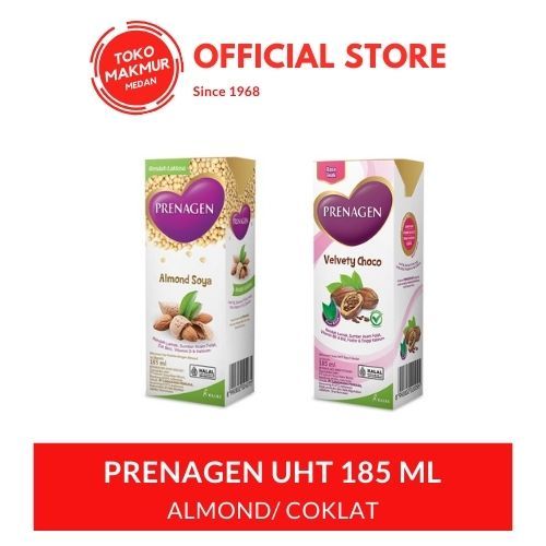 Jual PRENAGEN MOMMY UHT ALMOND SOY / COKLAT 185 ML | Shopee Indonesia