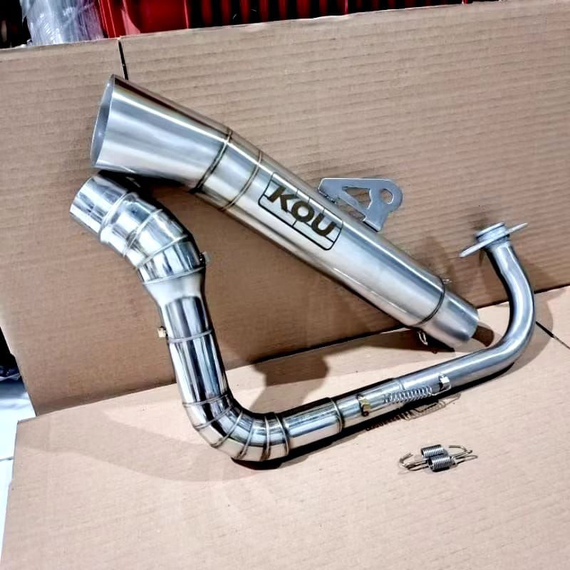 Jual Canister Kou Super open pipe for mio i125 click 125 150 mio sporty ...