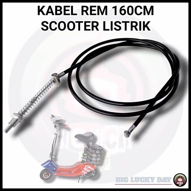Jual KABEL REM 1.6M SCOOTER LISTRIK TALI REM KAWAT REM 160CM CABLE ...