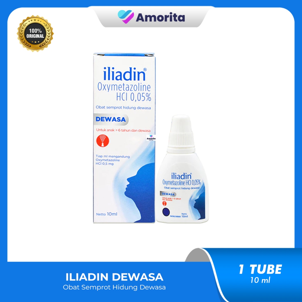 Jual Iliadin Nasal Spray 10 mL - Obat Semprot Hidung Tersumbat (Dewasa ...