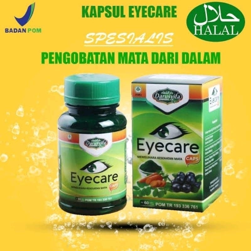 Jual EYECARE 100%ORIGINAL OBAT MATA RABUN EYECARE CAPS | Shopee Indonesia