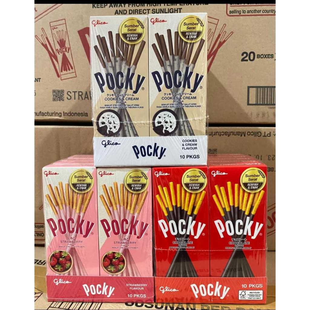 Jual Pocky Mini 1 Pak (22 gr x 10 pcs) | Shopee Indonesia
