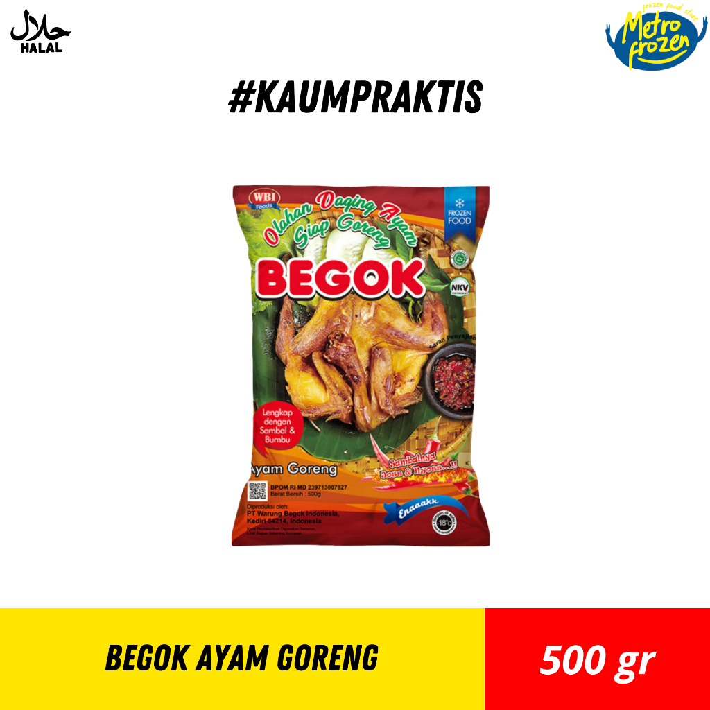 Jual Begok Ayam Goreng 500gr | Shopee Indonesia