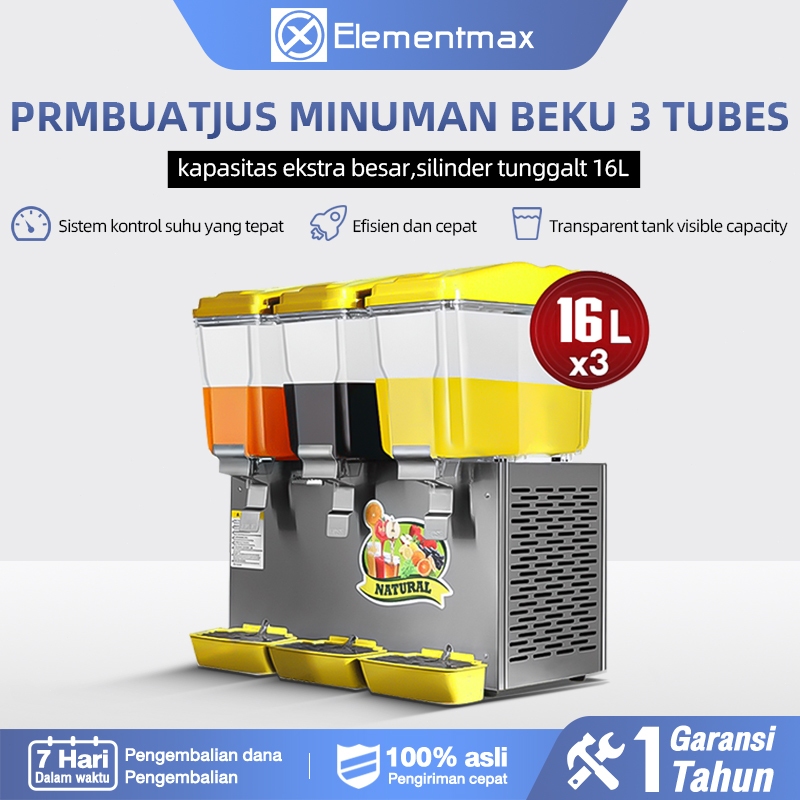 Jual Elementmax Juice Dispenser 2 Tank Stirring Type Mesin Jus ...