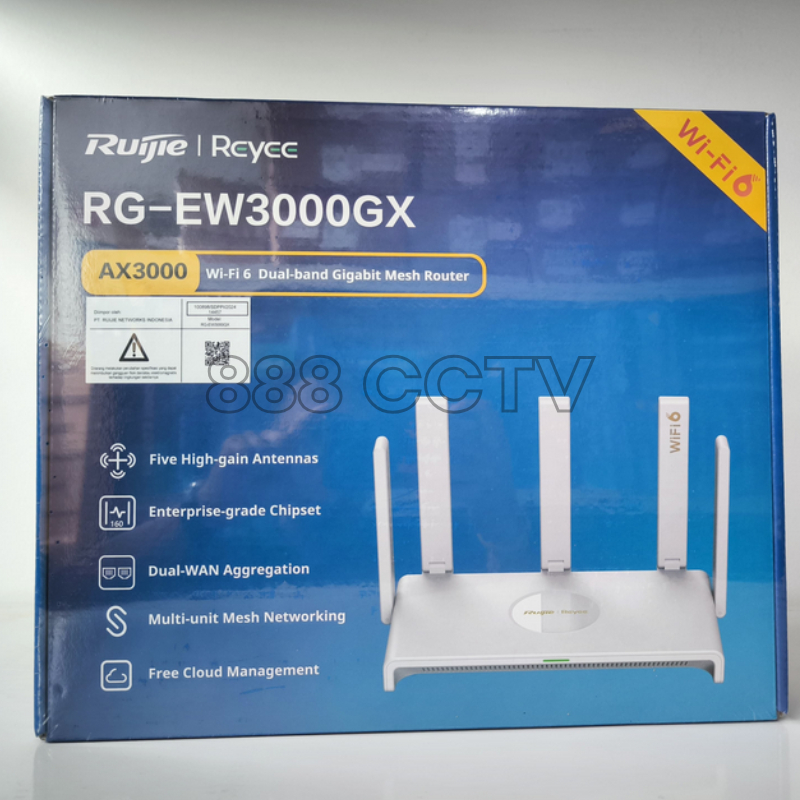 Jual Ruijie Reyee RG-EW3000GX Wi-Fi 6 3000M Dual Band Gigabit Wireless ...