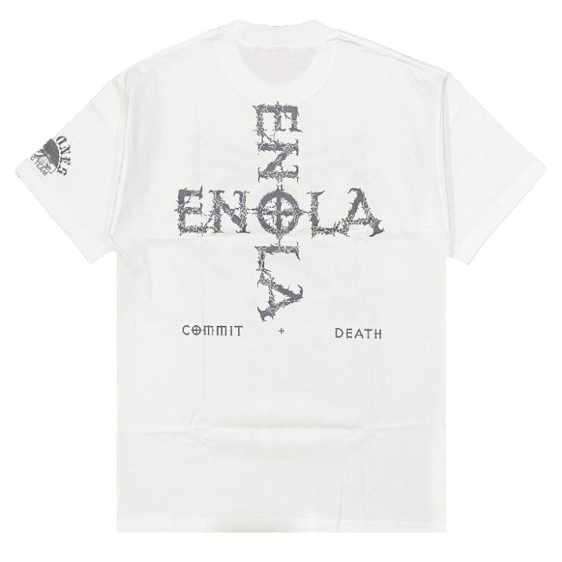 Jual Tshirt ENOLA - COMMIT DEATH White | Enola Official Merchandise ...