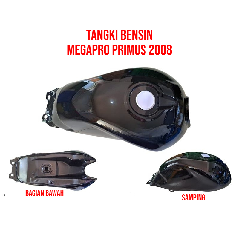 Jual TENGKI TANGKI BENSIN MEGAPRO PRIMUS 2008 HITAM GRADE SUPER ...