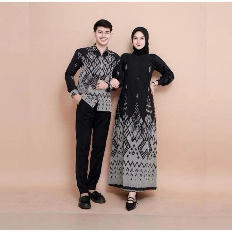 Jual BAJU COUPLE BATIK RAYA TENUN | SET COUPLE KONDANGAN DRESS KARTINI ...