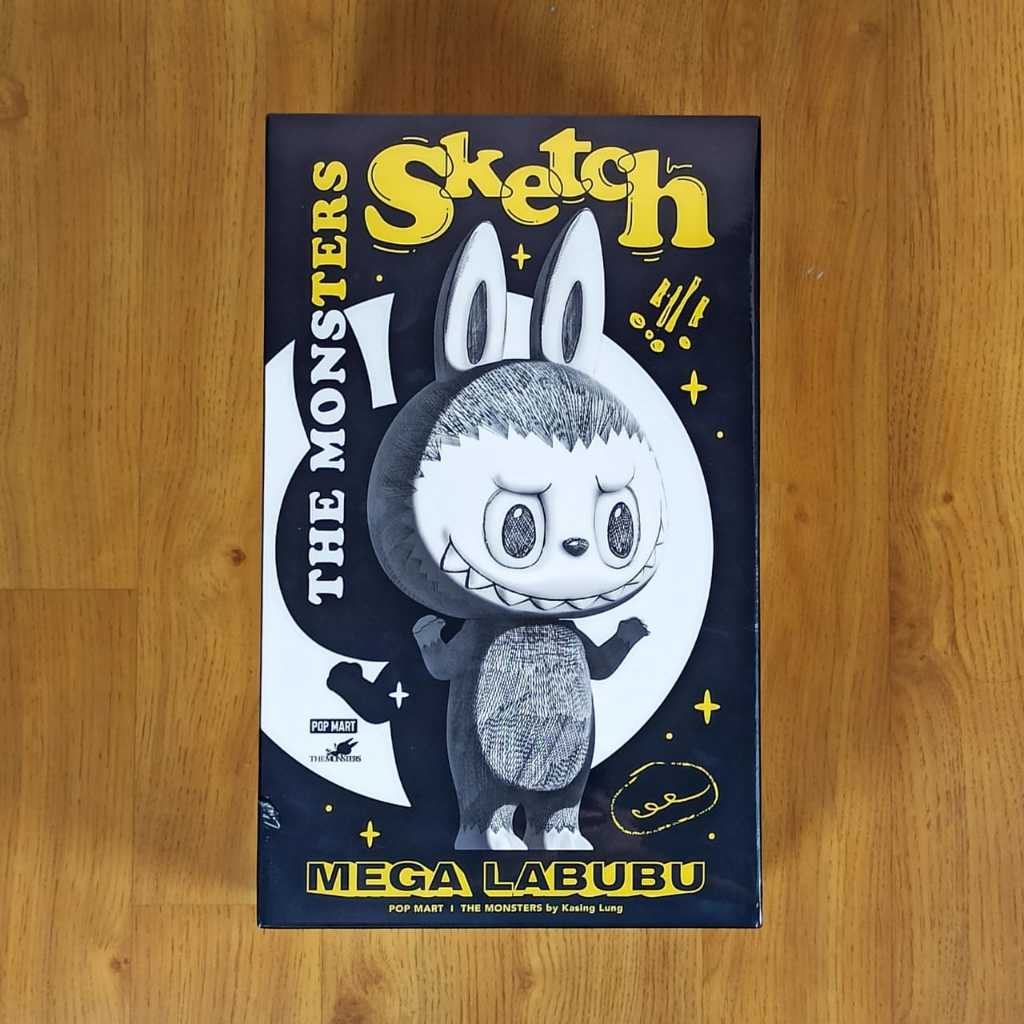 Jual LIMITED EDITION LABUBU the MONSTERS MEGA LABUBU 400% SKETCH | Shopee Indonesia
