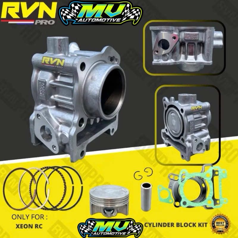 Jual BLOK BLOCK SEHER KOMPLIT BORING ISI PISTON KIT XEON RC 125 INJEKSI XEON GT 125 INJEKSI 1LB ...