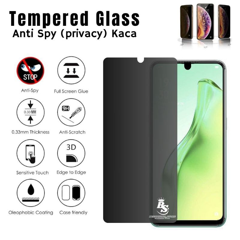 Jual Anti Gores Kaca Privacy Xiaomi Poco C65 C71 C75 C3 2020 C31 C40 C50 C55 Anti Spy | Shopee ...