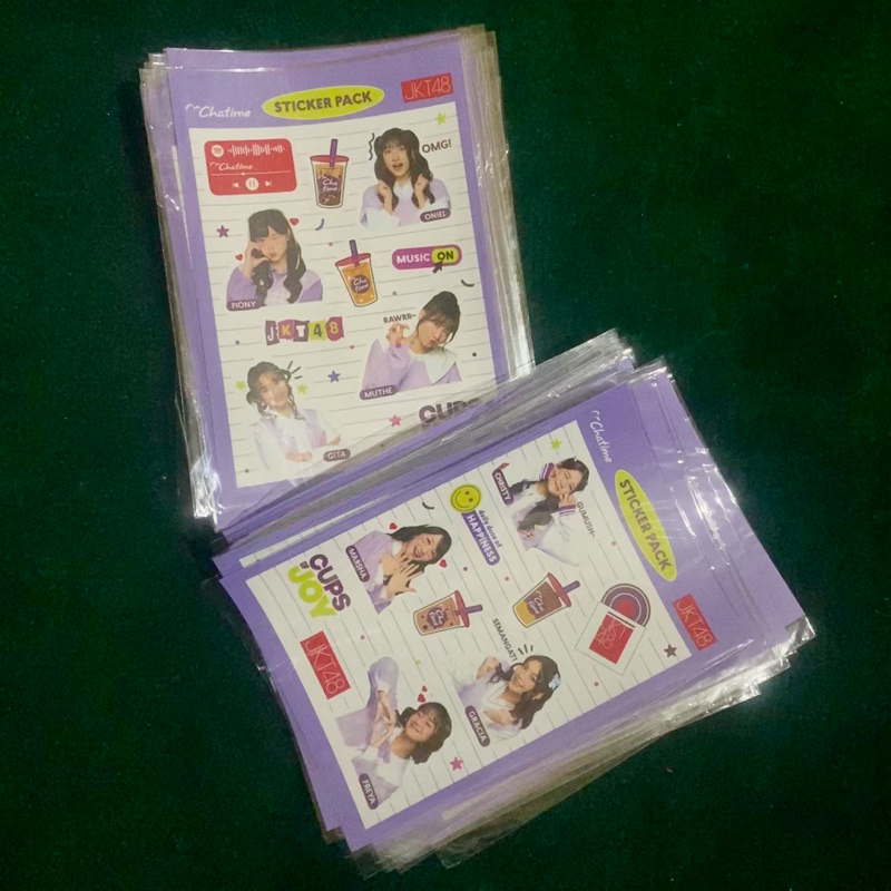 Jual Stiker Collab Chatime x JKT48 | Shopee Indonesia