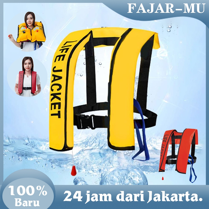 Jual Rompi Pelampung Dewasa Manual Inflatable Life Jacket Profesional ...