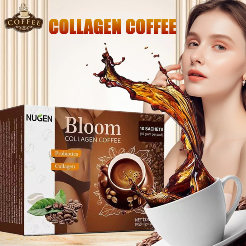Jual Bloom Collagen Coffee Robusta Collagen Coffee Lnstant Coffee ...