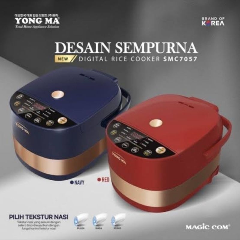 Jual Digital Rice Cooker Yongma 2 Liter Magic Com | Shopee Indonesia