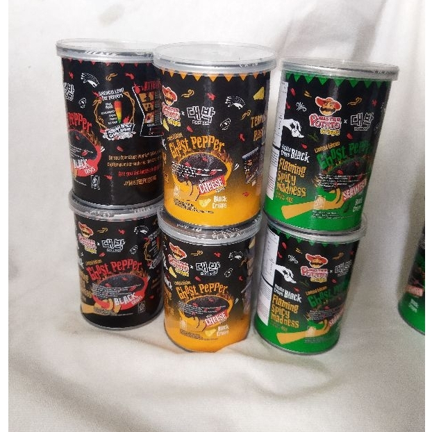 Jual Mister Potato Snack Crisps Ghost Pepper kecil super pedas | Shopee ...