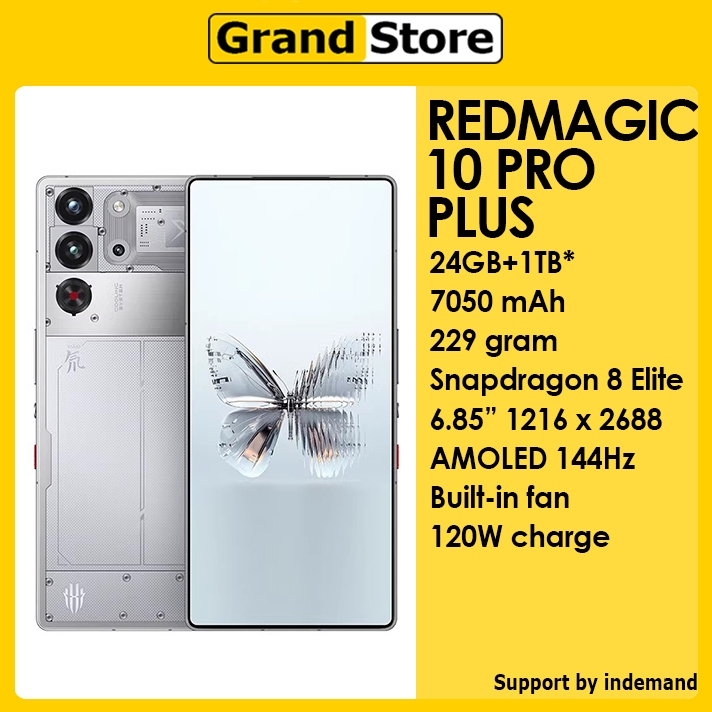 Jual REDMAGIC 10 PRO PLUS 5G Global ROM 24GB+1TB* Snapdragon 8 Elite ...