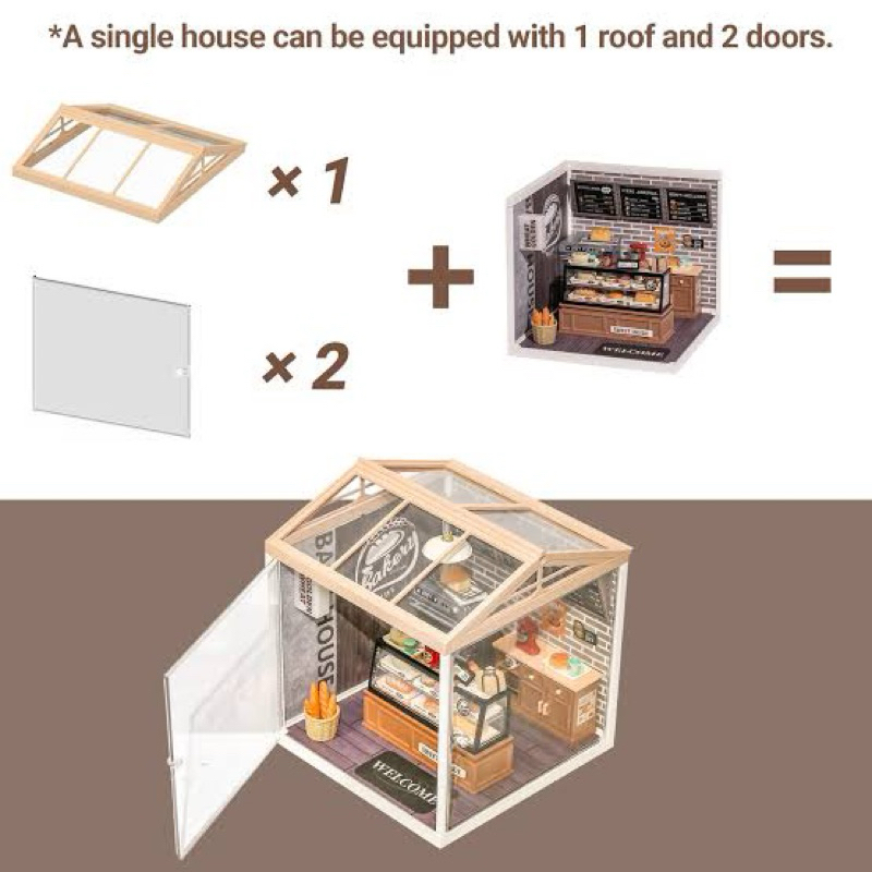 Jual atap dinding rolife super creator roof dust proof door pintu ...