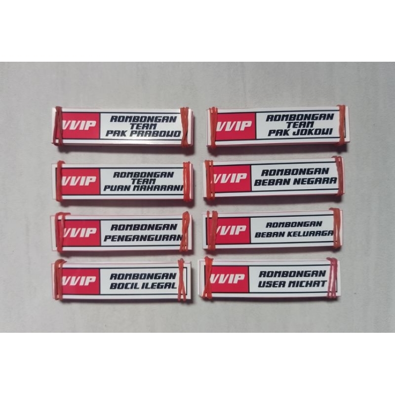 Jual Stiker banner V VIP miniatur bus | Shopee Indonesia