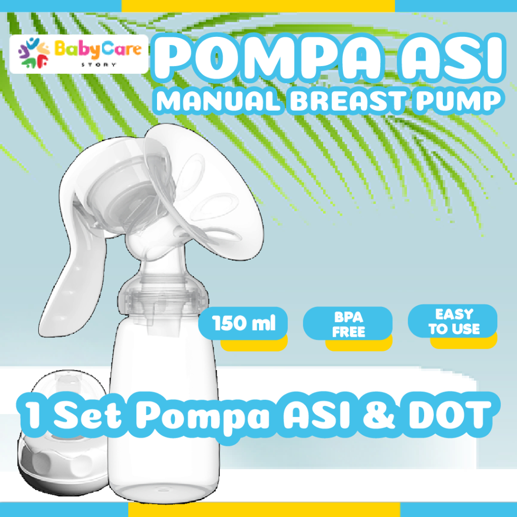 Jual Pompa ASI Manual Breast Pump Botol Dot Susu Bayi BPA FREE Murah ...