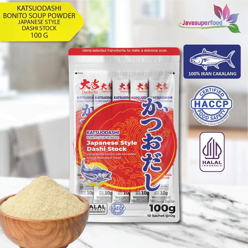 Jual [HALAL] DAIKICHI KATSUODASHI BONITO SOUP POWDER STICK 100 GR (ISI ...