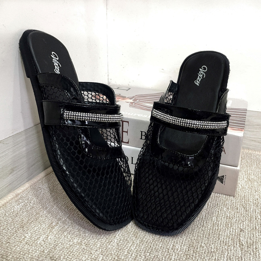 Jual Vixzy89 Flatshoes Wanita Terbaru | Flat Shoes Jaring Premium ...