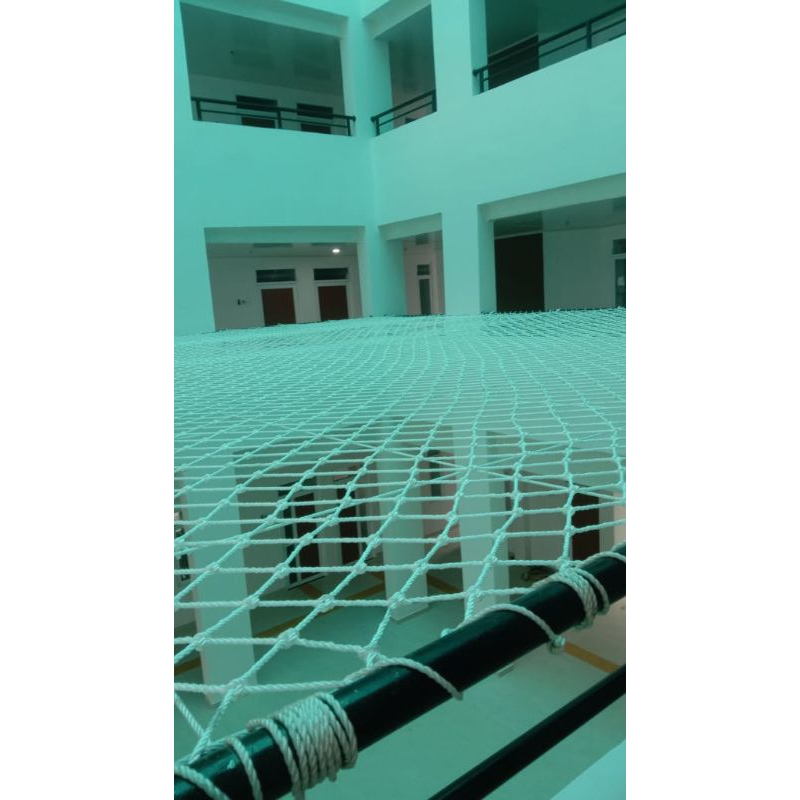 Jual jaring pengaman, safety net 6mm mesh 10cm. | Shopee Indonesia