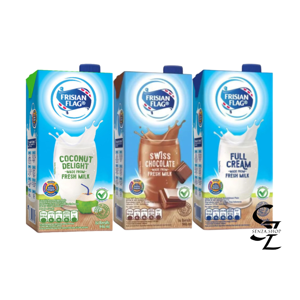 Jual Frisian Flag Family UHT Swiss Chocolate / Fullcream 946 ml | Shopee Indonesia