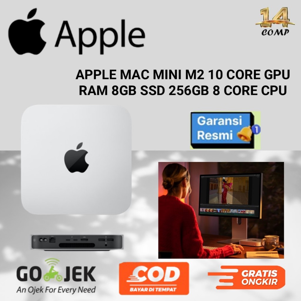 Jual Apple Mac Mini M2 10 Core GPU RAM 8GB SSD 256GB | Shopee Indonesia