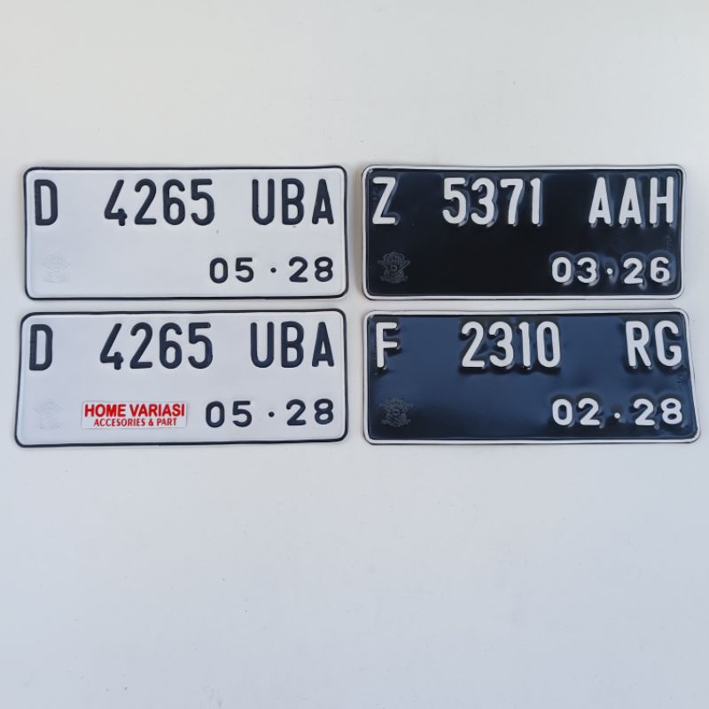 Jual CUSTOM PLAT NOMOR MOTOR LOGO EMBOS TIMBUL HARGA SATUAN | Shopee ...