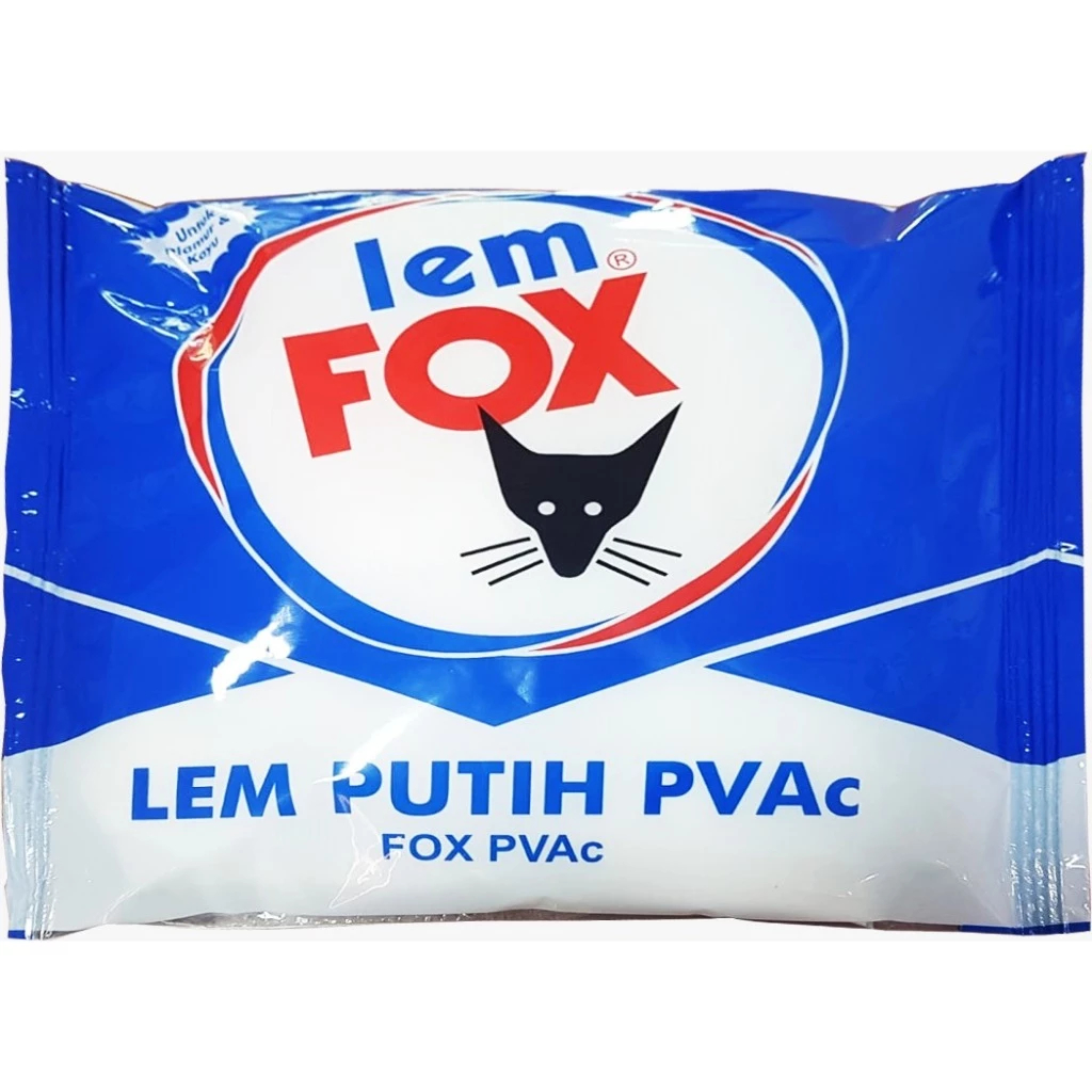 Jual Lem Putih Fox PVAc Biru (FB Kental) Kantong 350 gram | Shopee Indonesia