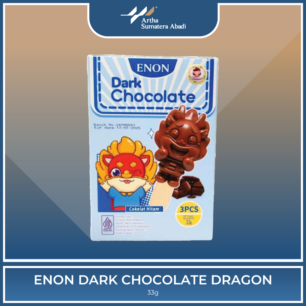 Jual ENON DARK CHOCO 33G (DRAGON CHARACTER) | Shopee Indonesia