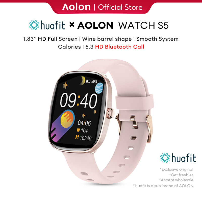 Jual Huafit Aolon S5 Smartwatch Wanita Original IP68 Waterproof Women's ...
