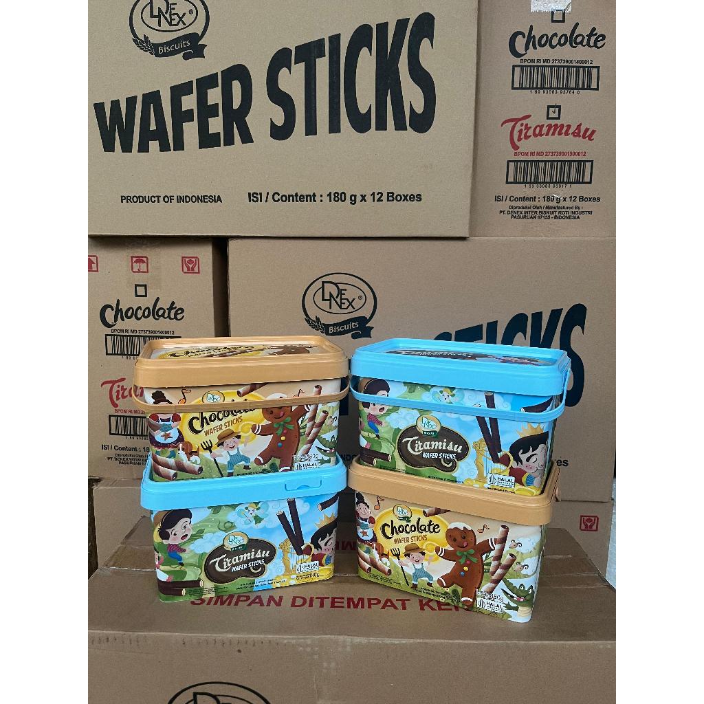 Jual denex cube wafer roll 180 gram 1 dus isi 12 box | Shopee Indonesia