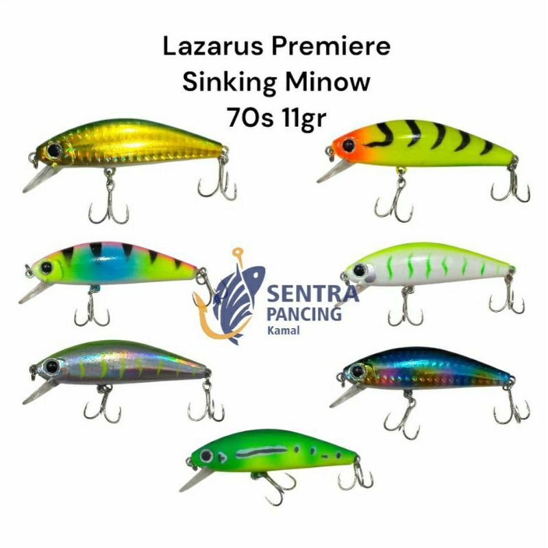 Jual LAZARUS PREMIERE SINKING MINOW 70s 11gr | Shopee Indonesia
