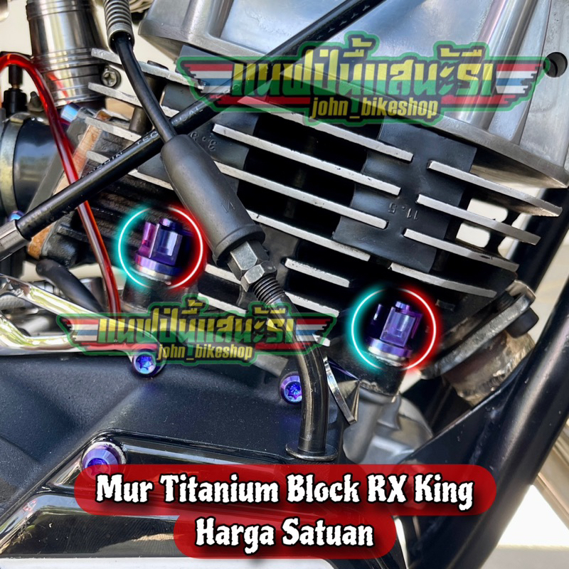 Jual Mur Titanium Blok Block Head RX King Original GR5 Vietnam Harga ...