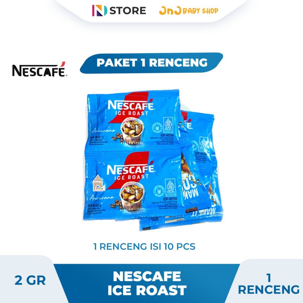 Jual Nescafe Ice Roast Americano 2gr 1 Renceng Isi 10 Sachet | Shopee ...