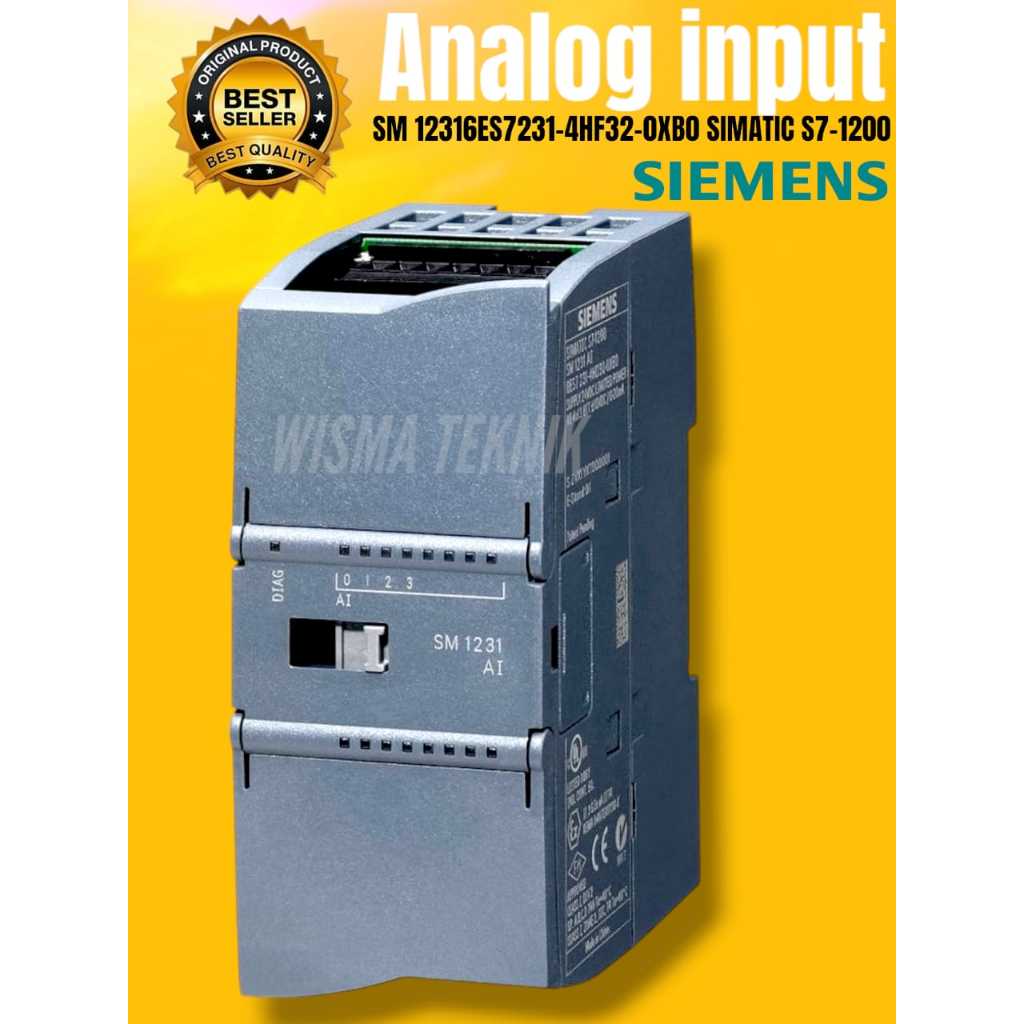 Jual Analog input SM 12316ES7231-4HF32-0XB0 SIMATIC S7-1200 SIEMENS | Shopee Indonesia