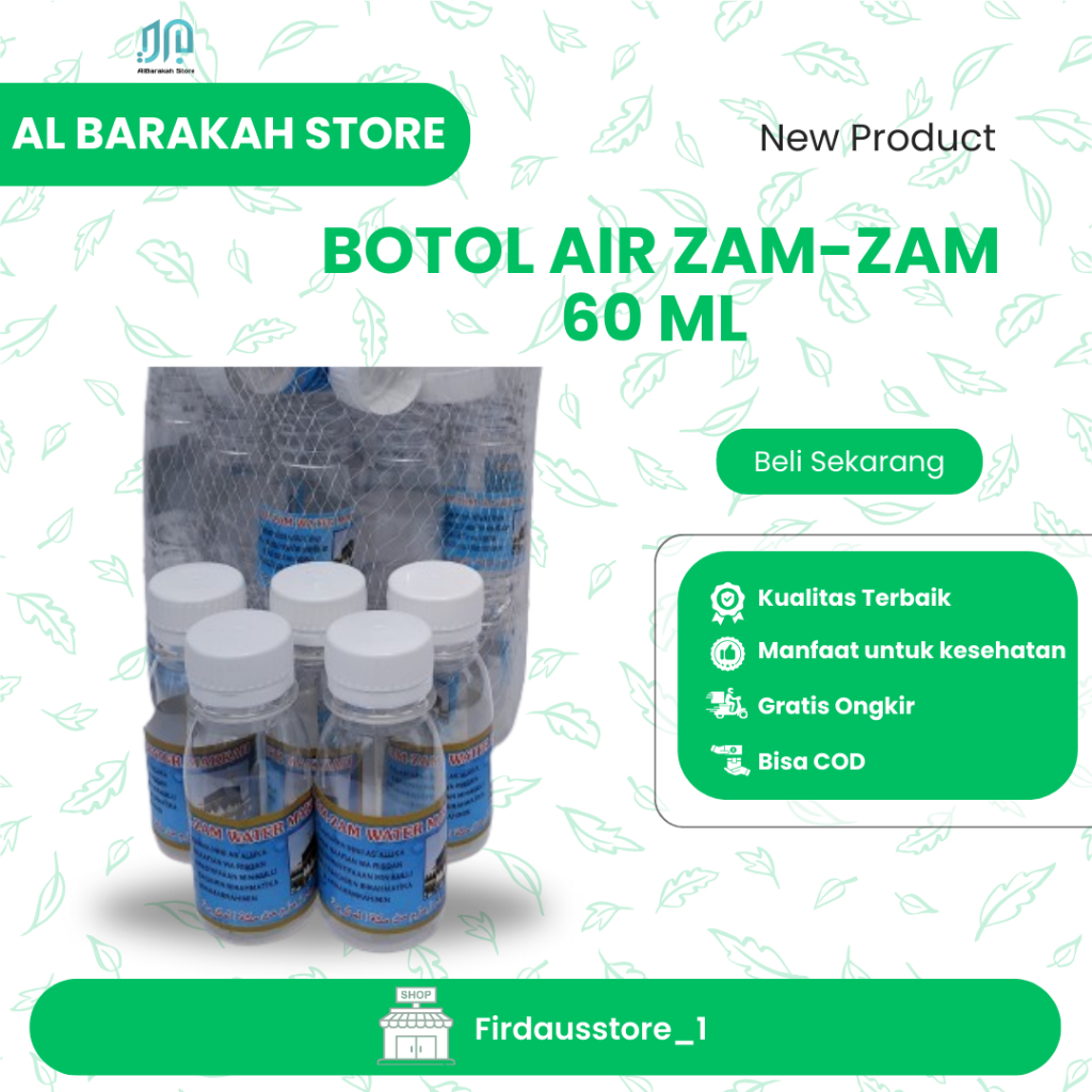 Jual Botol Air Zam-Zam 60 Ml | Shopee Indonesia