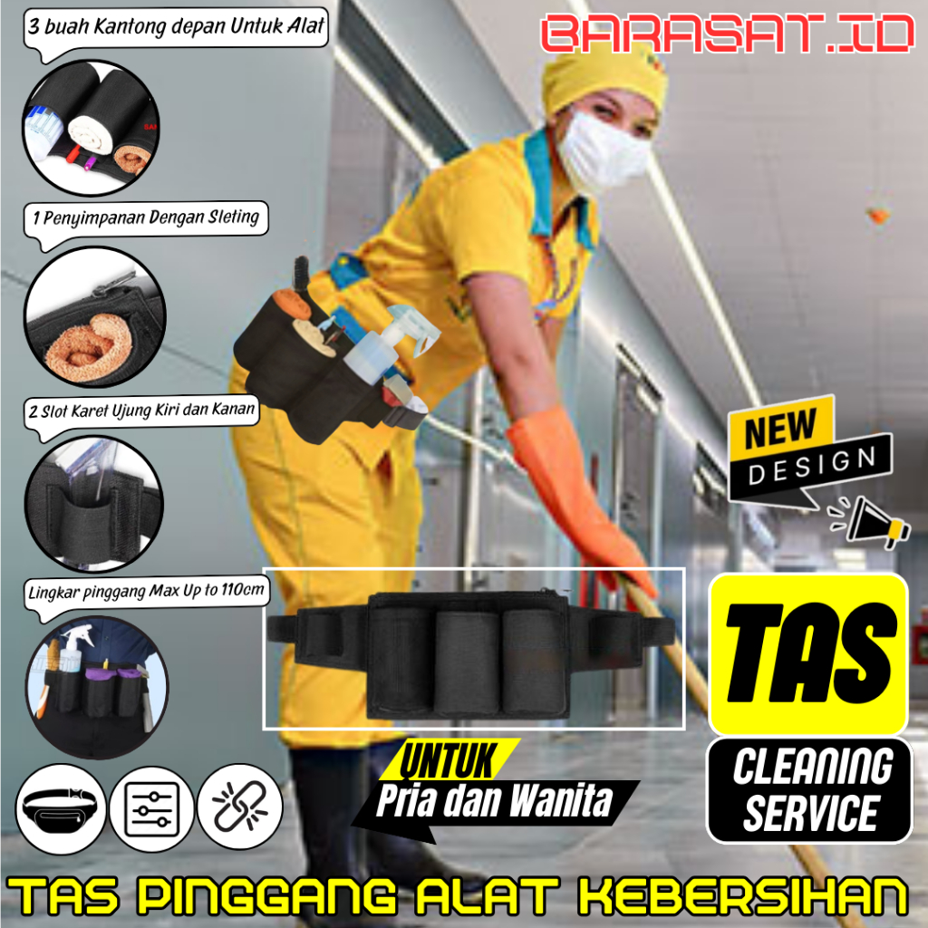 Jual Caddy Bag Tempat alat House keeping Cleaning Service Tas Pinggang ...